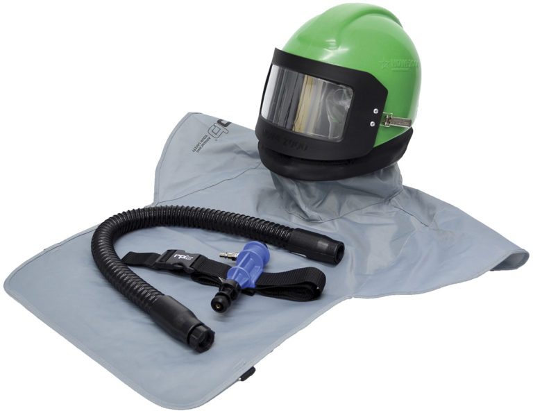 RPB® Nova 2000™ Helmet, HP, 28" Nylon Cape, Breathing Tube, Cold Air ...