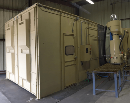 Pre-Engineered Blast Booths by Empire - Raptor Blasting Solutions